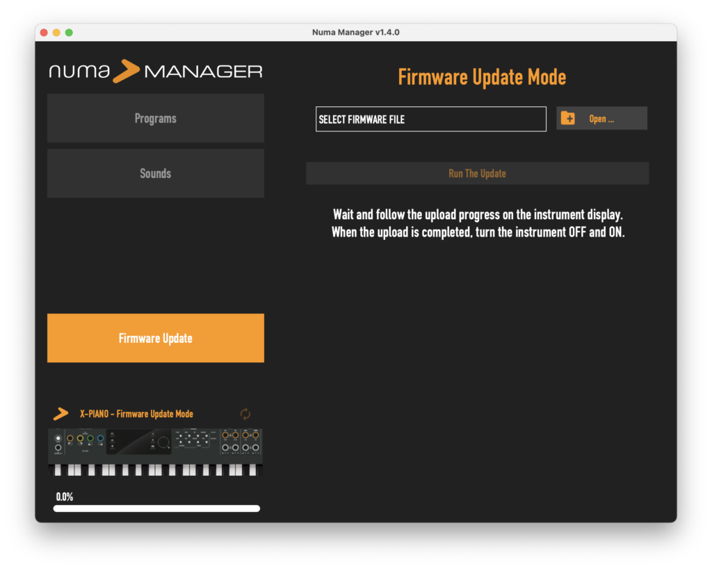 [Numa X Pianoシリーズ] ファームウェア v.2.4.4 アップデート情報 - Dirigent | ディリゲント
